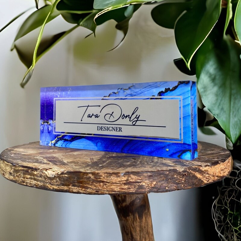 Desk Name Plate - Etsy