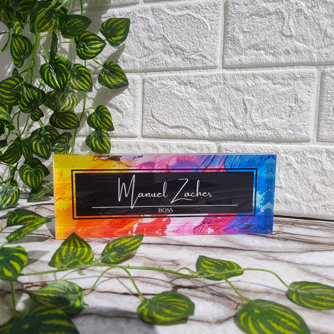 Personalized Name Sign, Desk Name Plate, Name Plaque, Boss Lady ...