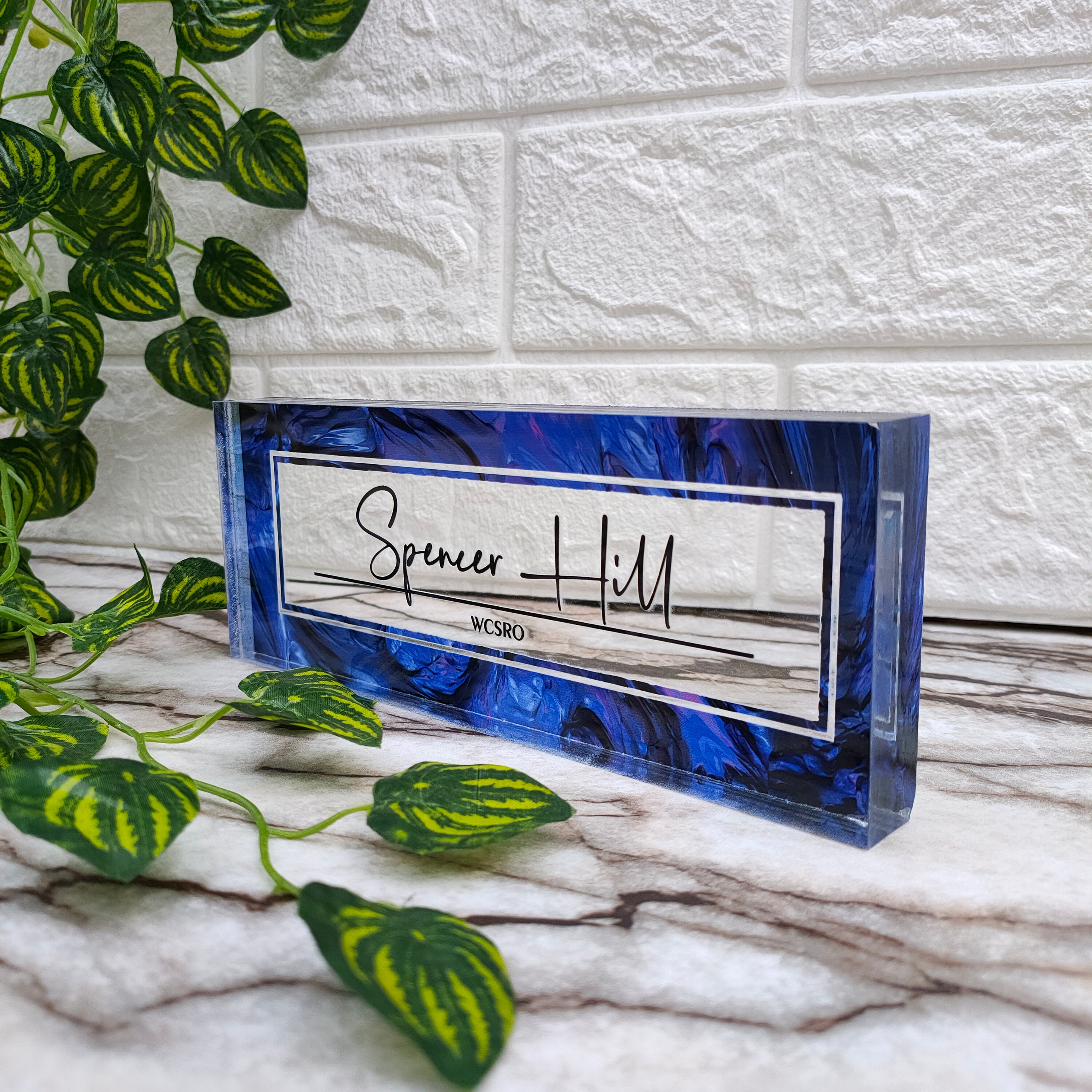 Personalized Name Plate for Desk Personalized Name Sign Name - Etsy