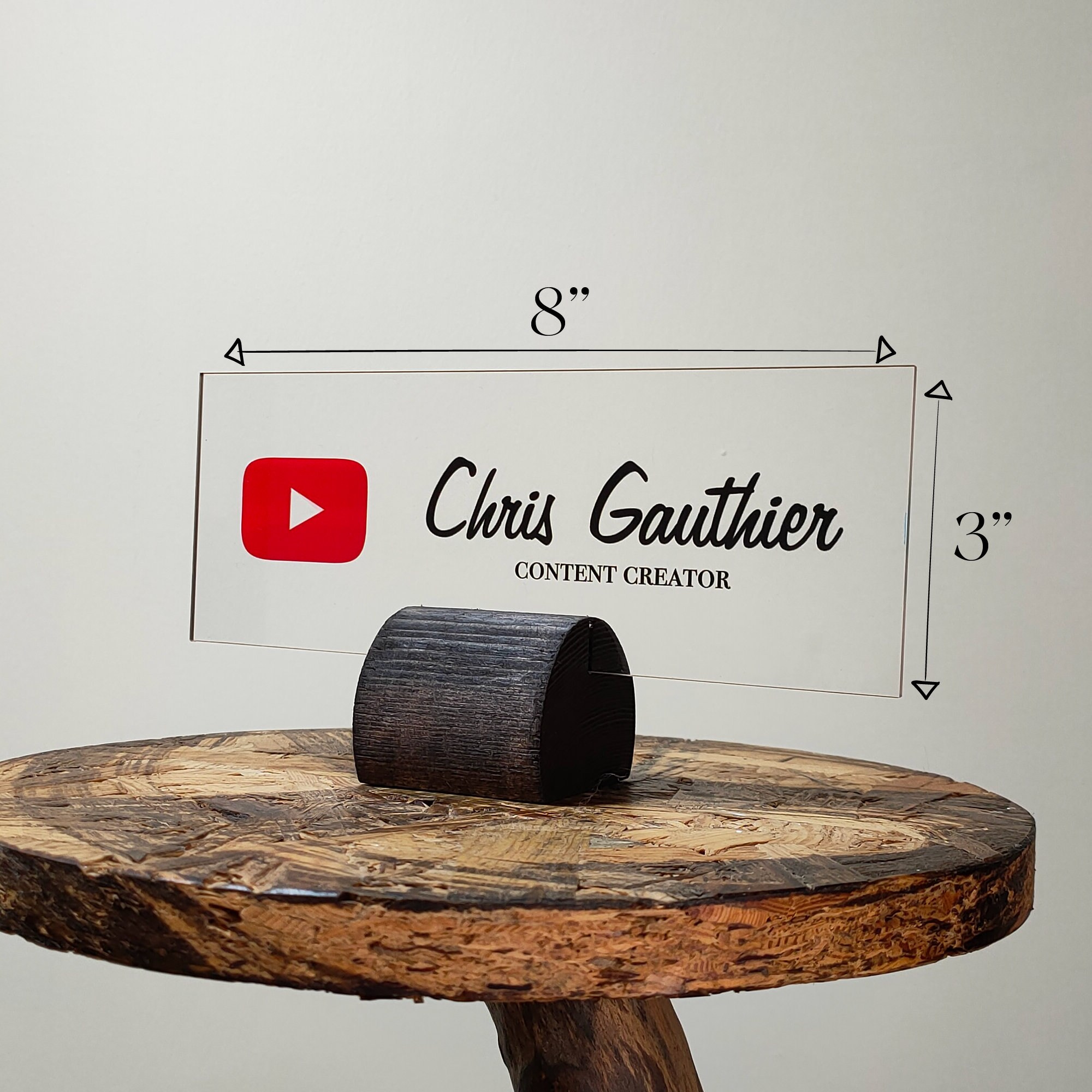 Custom Engraved Desk Sign Plaque Office Flower Office Sign - Etsy UK