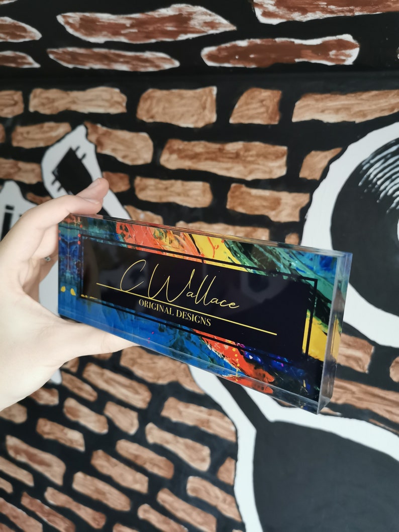 Desk Name Plate Custom Office Name Plate Phd Gift Office - Etsy