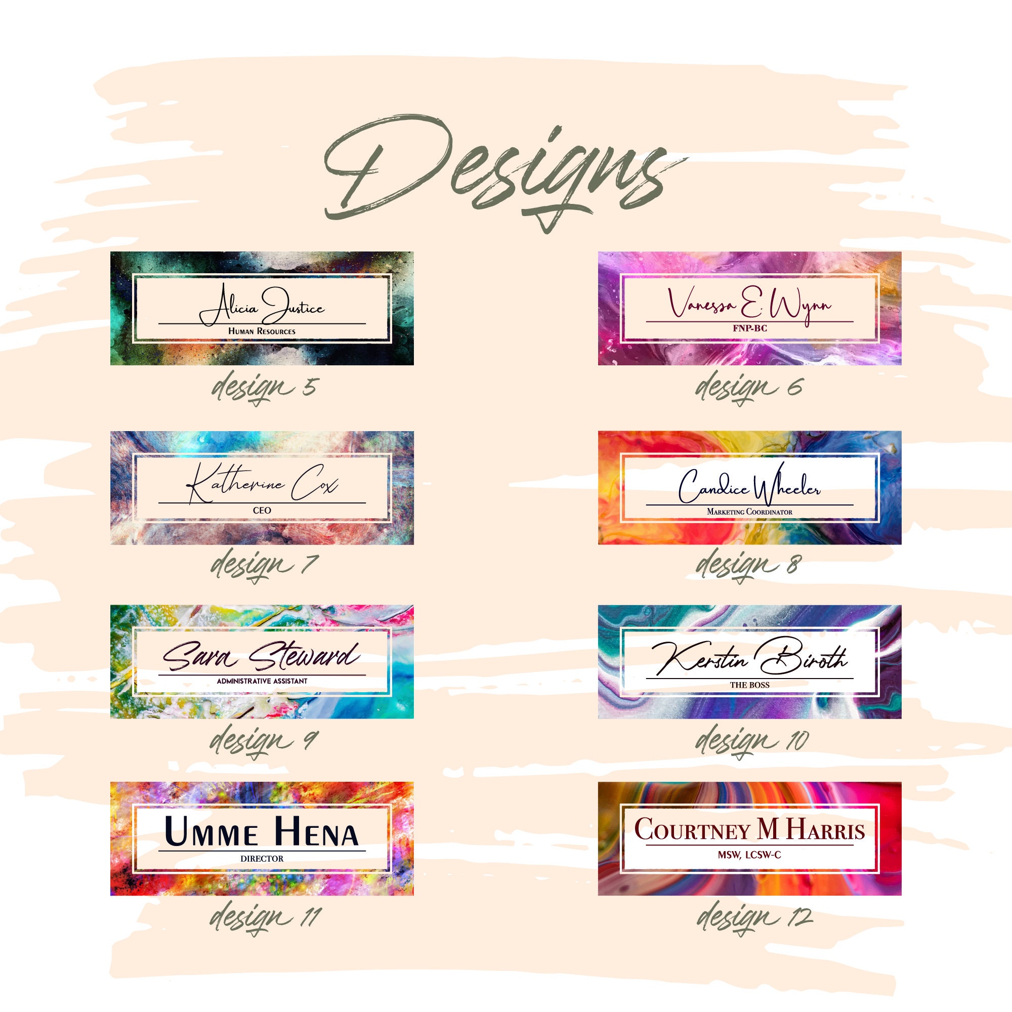 Personalized Name Plate for Desk Personalized Name Sign Name - Etsy