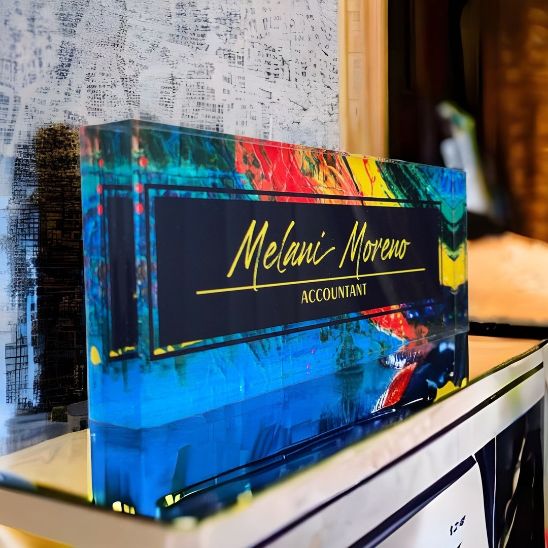 Personalized Name Sign, Desk Name Plate, Name Plaque, Promotion Gift ...