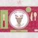 Personalized Craft Mat Laminated Placemat for Kids Personalized Kids ...