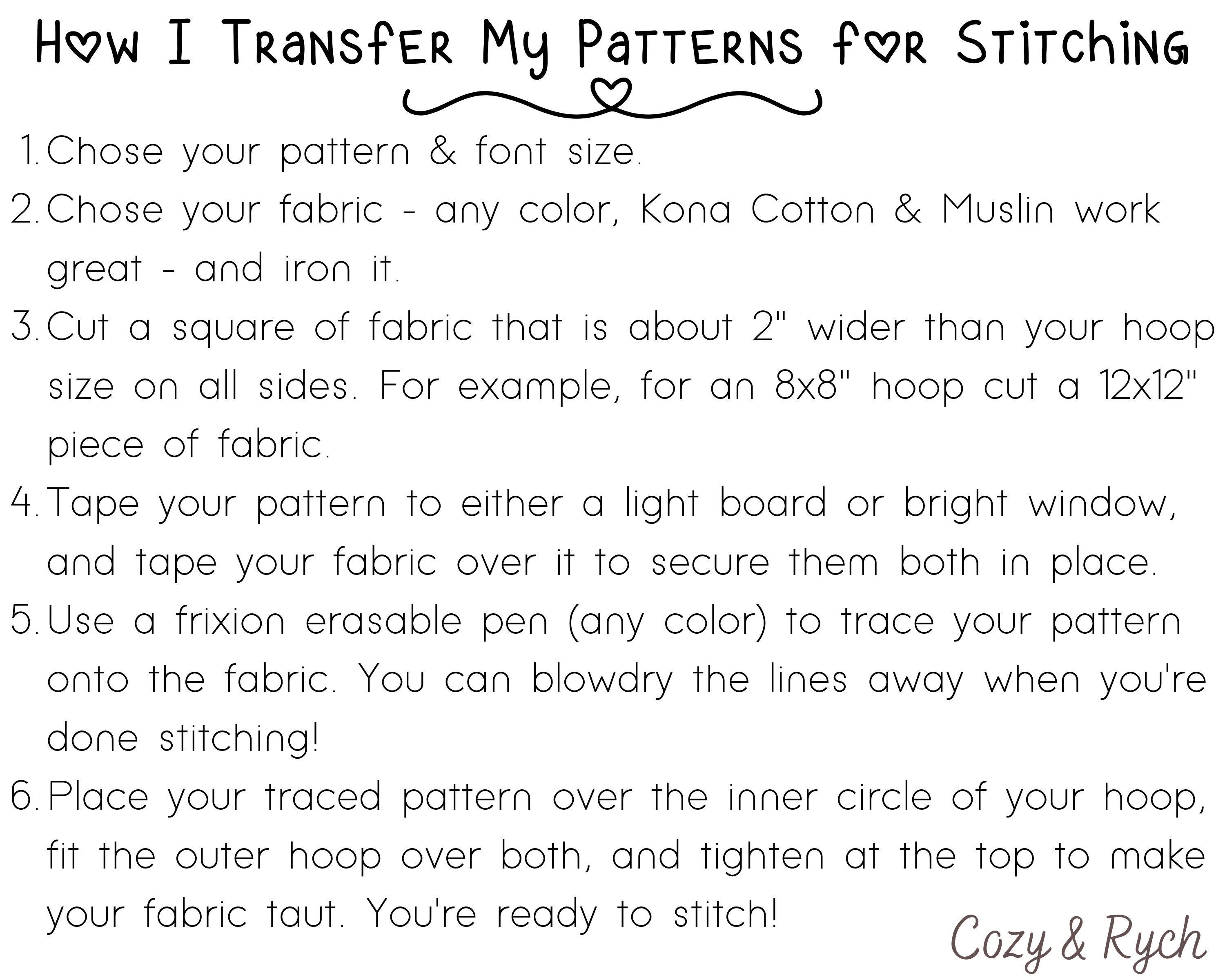 TSITP Belly Loves Conrad Embroidery Pattern, DIY Cozy Home Decor ...