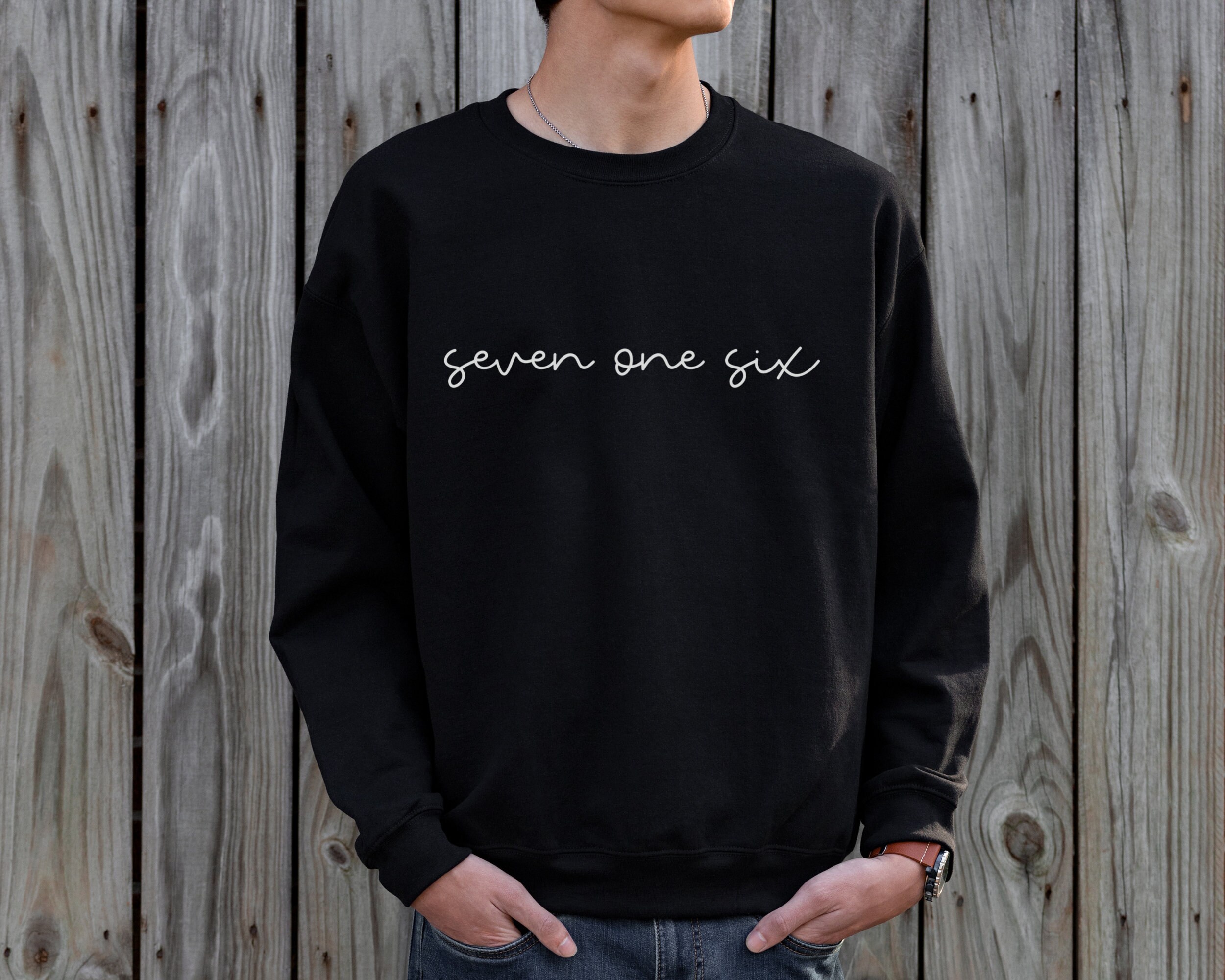 716 Sweatshirt, Seven One Six Crewneck, Buffalo NY Sweatshirt ...