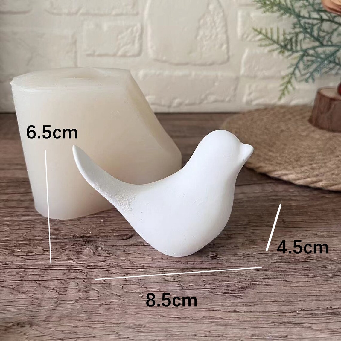 Cute Bird Silicone Mold: Concrete, Resin, Gypsum - Etsy