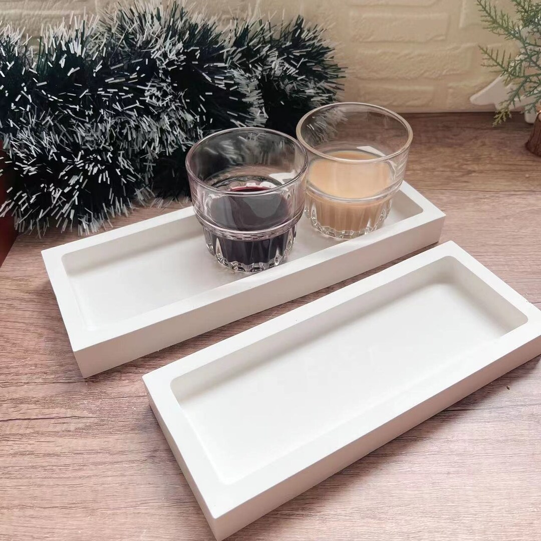 Rectangle Tray Servery Tray Mold Bathroom Tray Bottle Tray Concrete ...