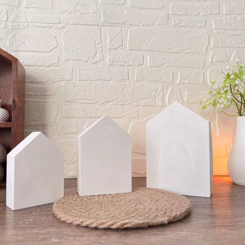House Silicone Mold House Mold Gypsum Mold Concrete Mold Home Decor ...