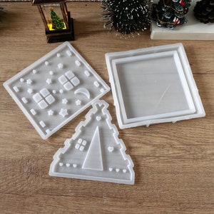 Tent Mold Village House Candle Veseel Mold, Chirstmas House Mold Night ...