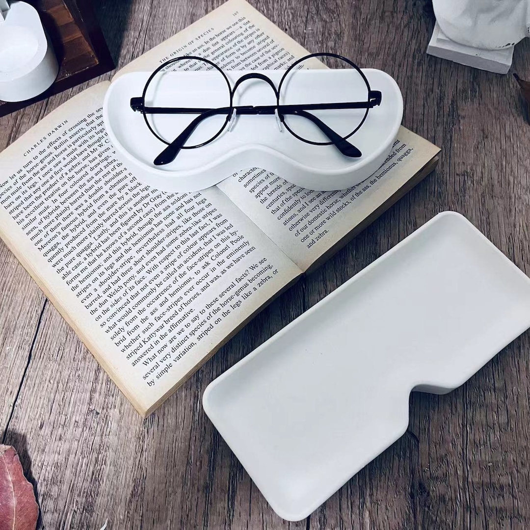 2pcs Silicone Mold Eyeglasses Tray Mold Storage Tray Mold Beauty Mold ...