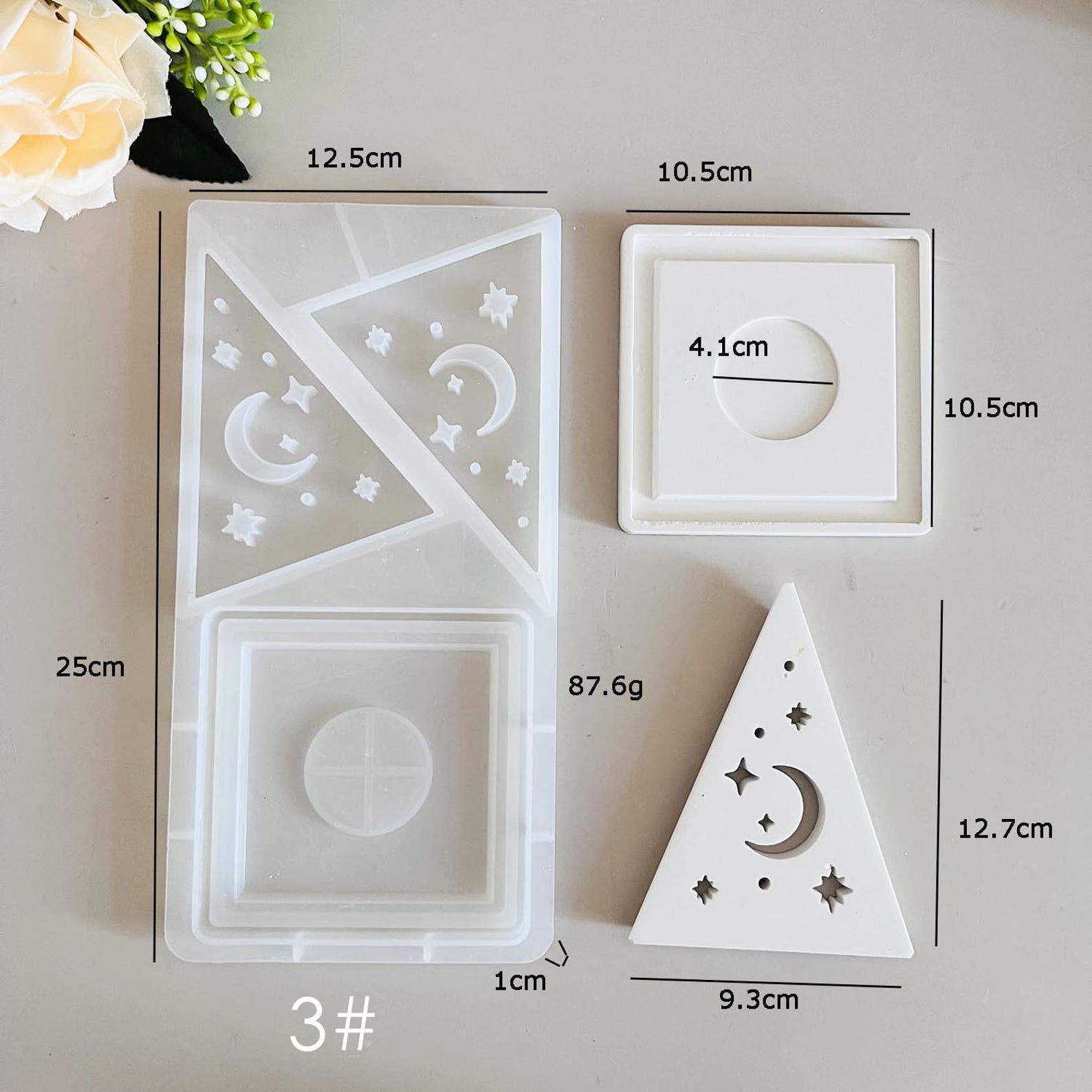 Pyramid House Silicone Mold: Candle Vessel, Night Light, LED Light - Etsy