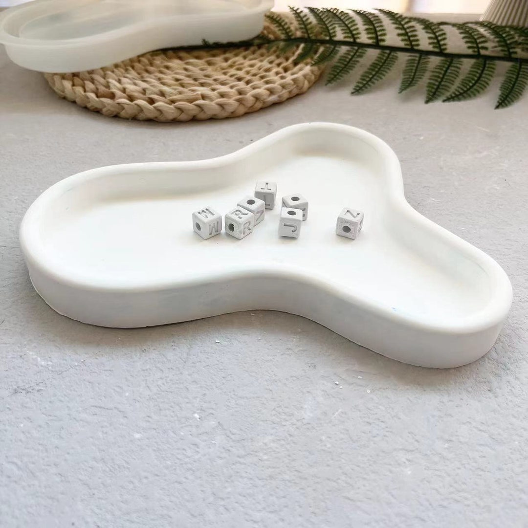 Irregular Tray Mold Trinket Dish Mold Pot Base Mold Silicone Mold ...