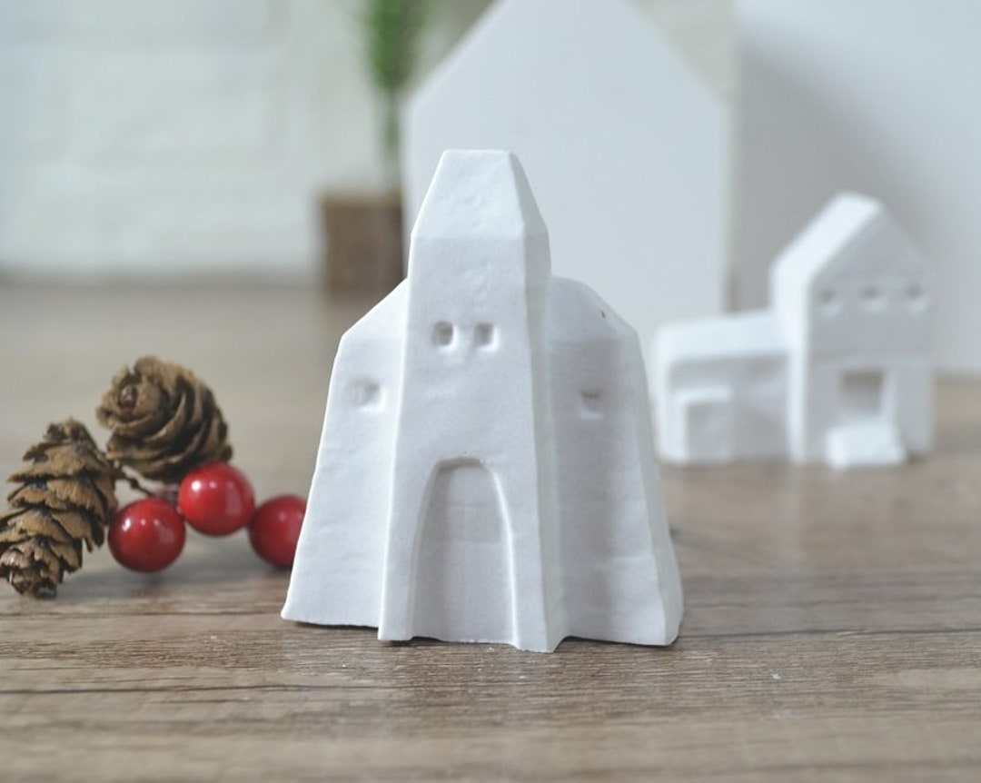 Mini House Silicone Mold: Village Villa Resin Craft (5pcs) - Etsy