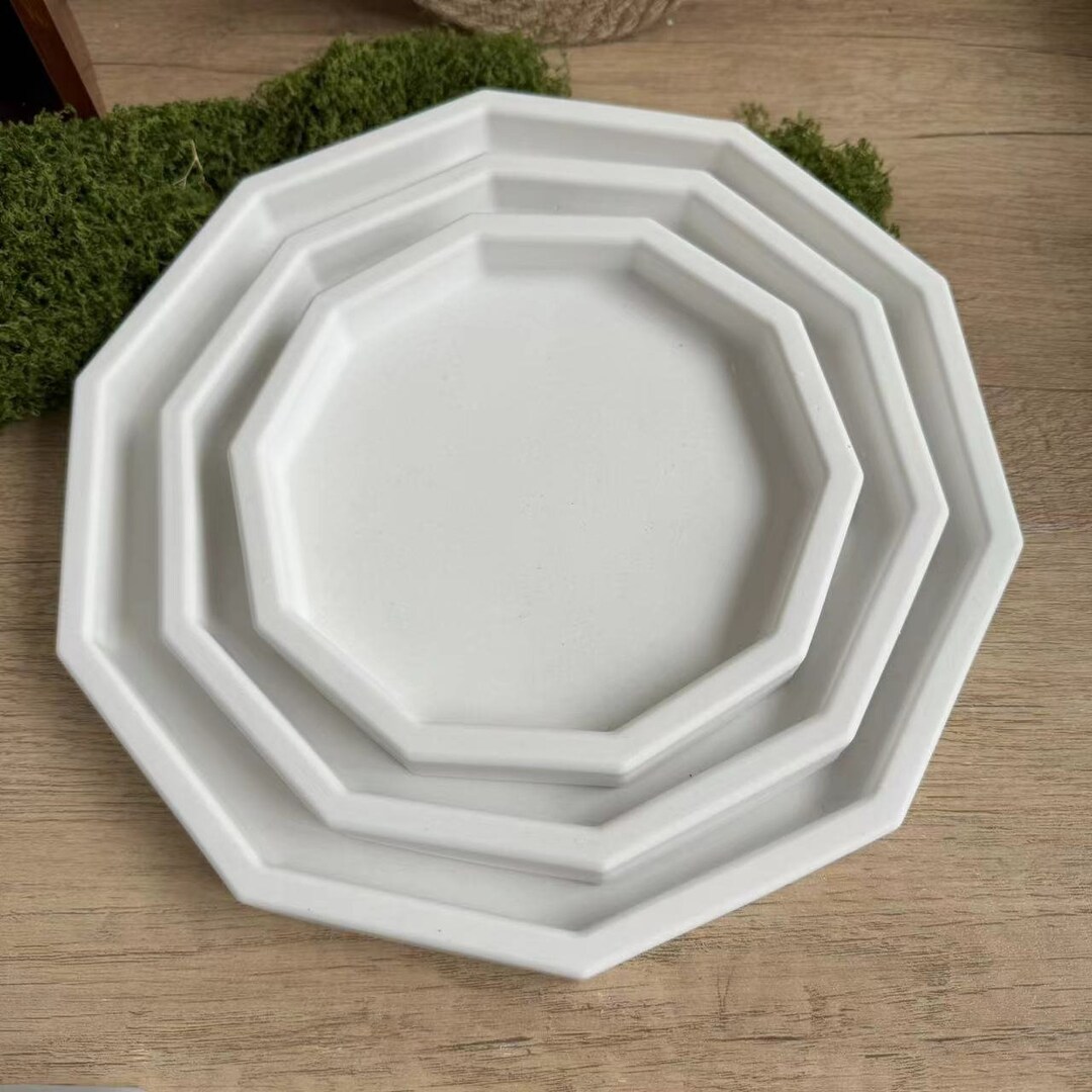 Polygon Mold Tray Mold Dish Mold Trinket Dish Plaster Mold Resin Mold ...