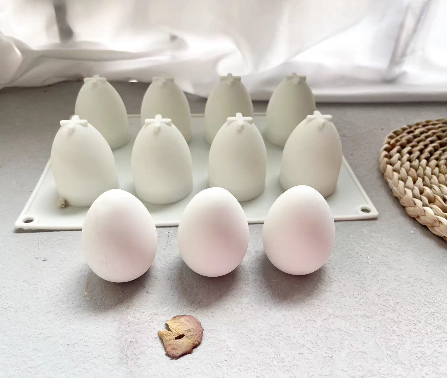 8 Grid Egg Silicone Mold Paiting Egg Mold Easter Egg Mold - Etsy