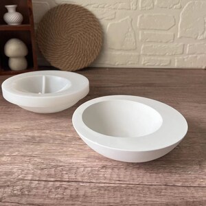 Irregular Round Bowl Silicone Mold: Home Decor, Resin/plaster/concrete ...