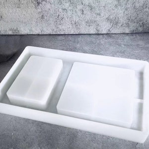 24.5*15.2*2.8cm Rectangle Ashtray Mold Silicone Mold Resin Mold Resin ...