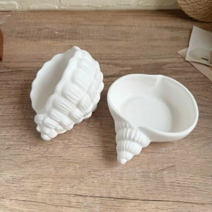 Shell Trinket Tray Conch Mold Conrete Mold Plaster Mold Resin Mold ...