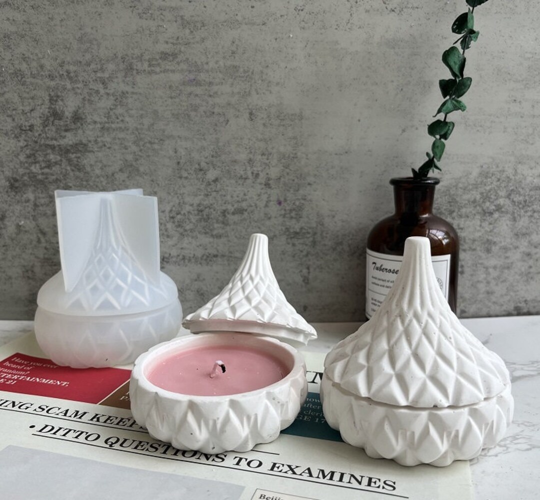 Water Drop Jar Silicone Mold Candle Jar Mold Candle Vessel - Etsy