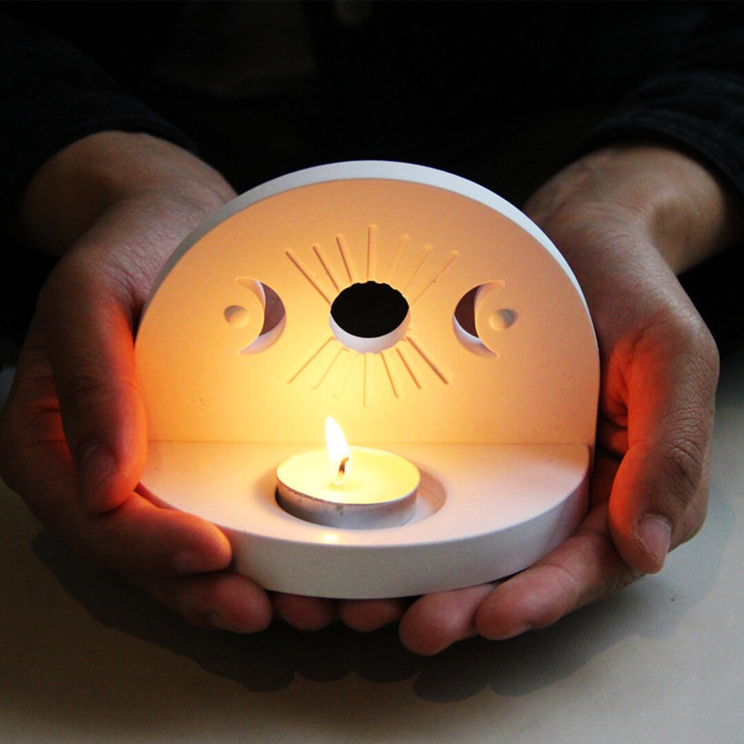 Casting Mold Evil Eye Candle Vessel Mold Silicone Mold Conrete Mold ...