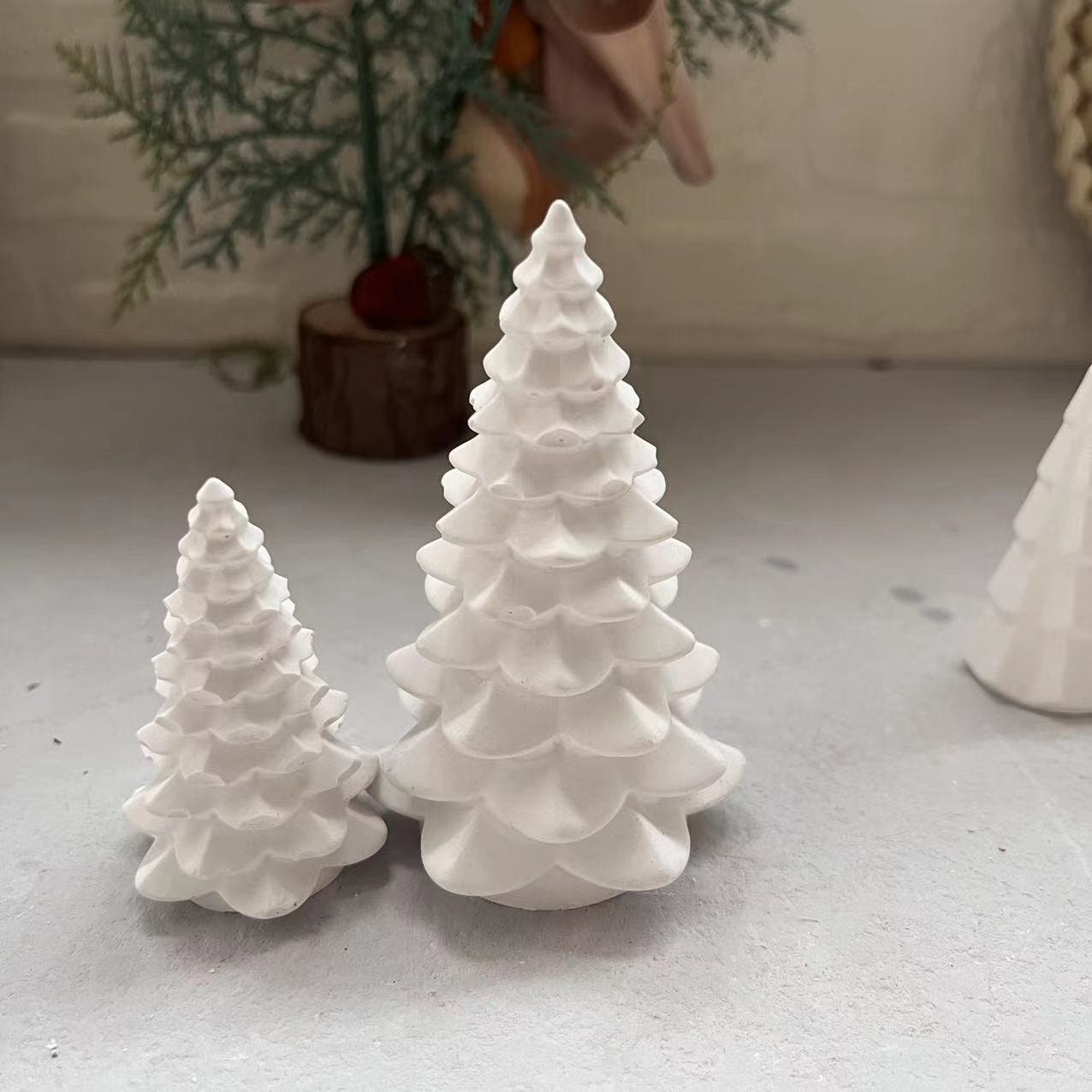 4PCS Folding Christmas Tree Mold Chrismas Ornament Candle Mold - Etsy ...