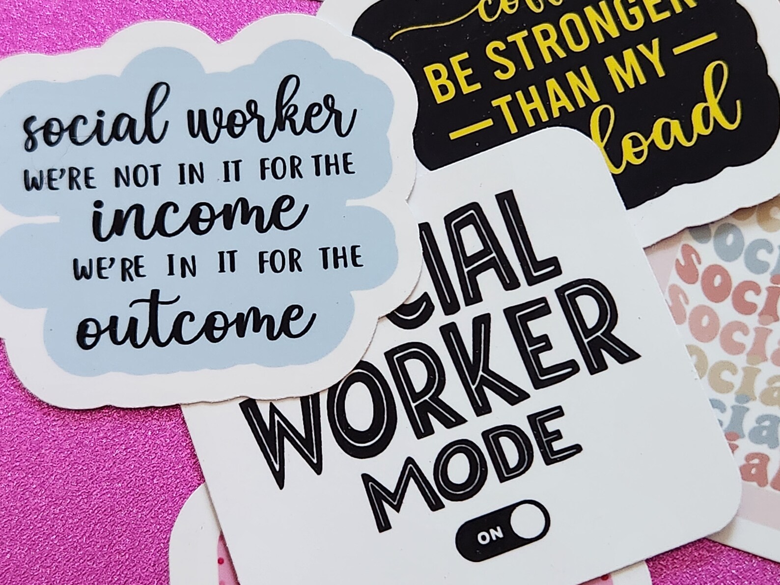 Social Worker Gift, Social Worker Stickers, Therapist Stickers, MSW ...