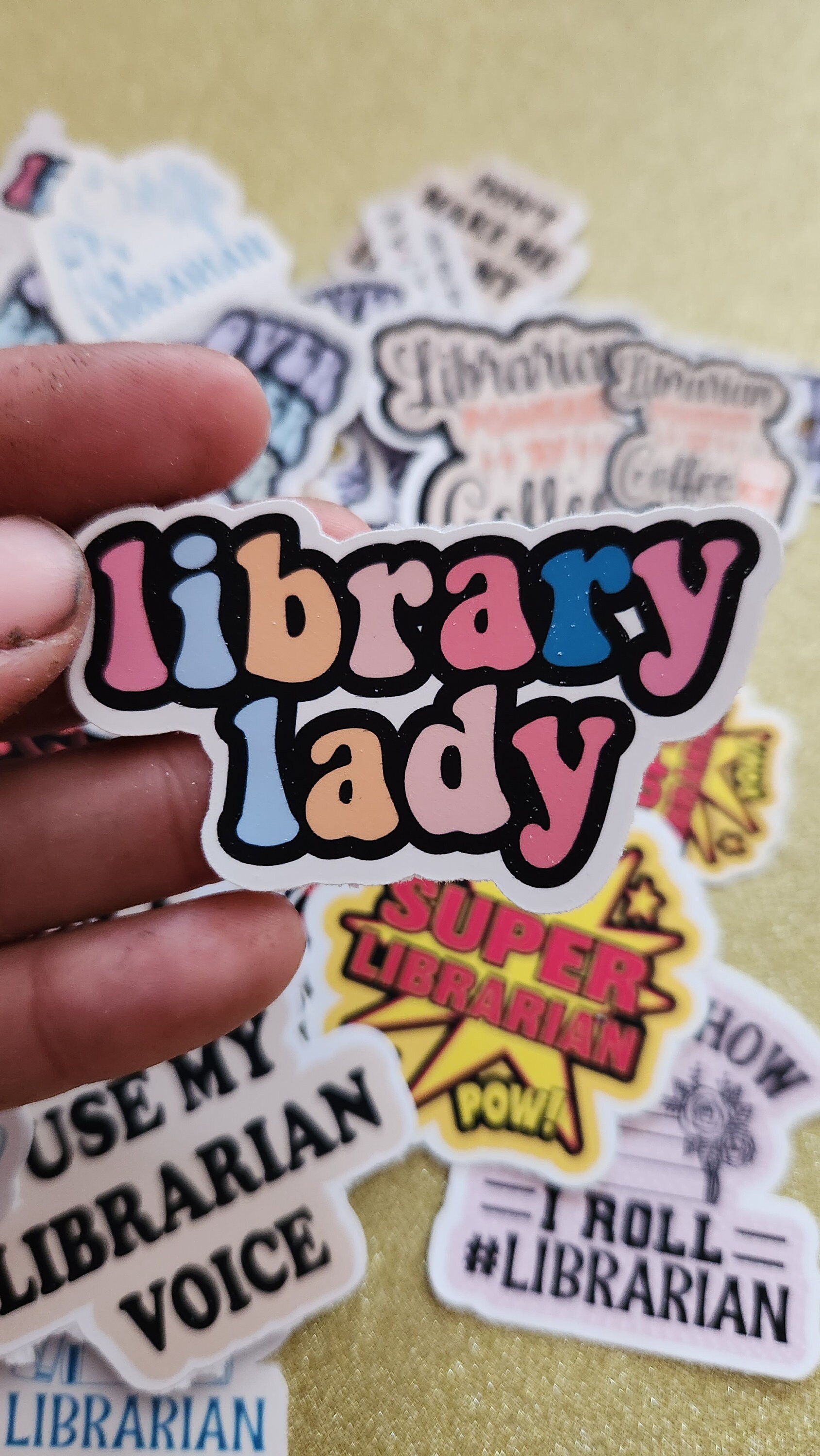Librarian Stickers, Librarian Sticker Set, Bookworm Gifts, Book Lover ...