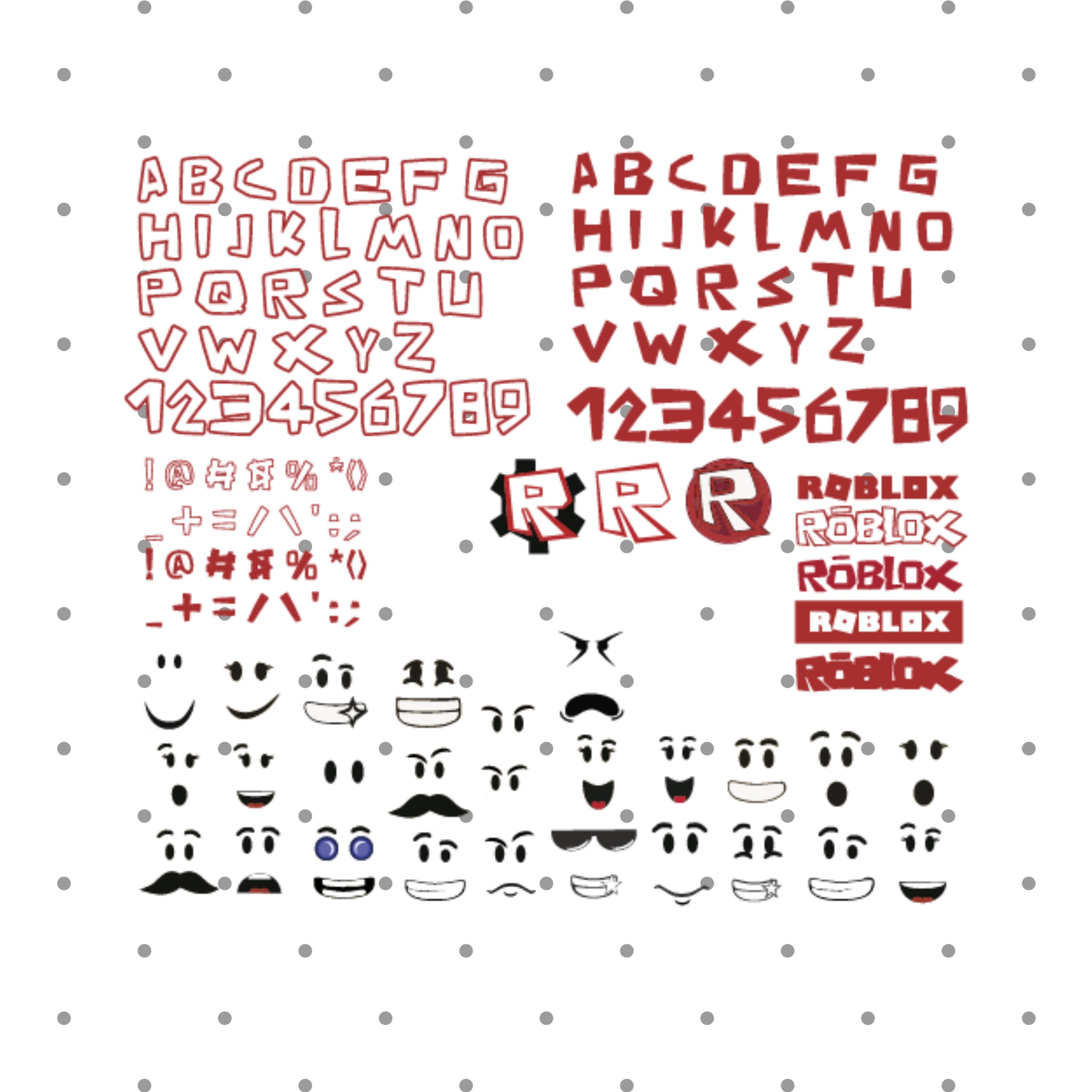 Roblox Alphabet Svg, Cricut File, Gamer Svg, Roblox Svg,, 41% OFF