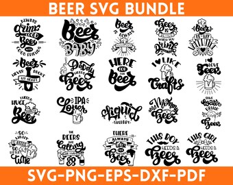 Beer SVG, Beer Quotes SVG Bundle, Beer Glass SVG, Alcohol Quotes Svg ...