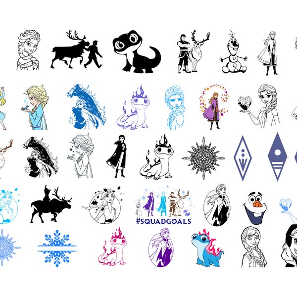 Frozen Svg - Etsy