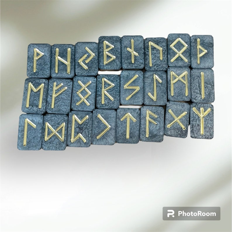 Rune Stones Customizable, Color Options, Whole Set of Stones With ...