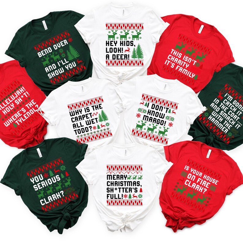 Christmas Vacation Movie Quotes Shirt, National Lampoon’s Family ...
