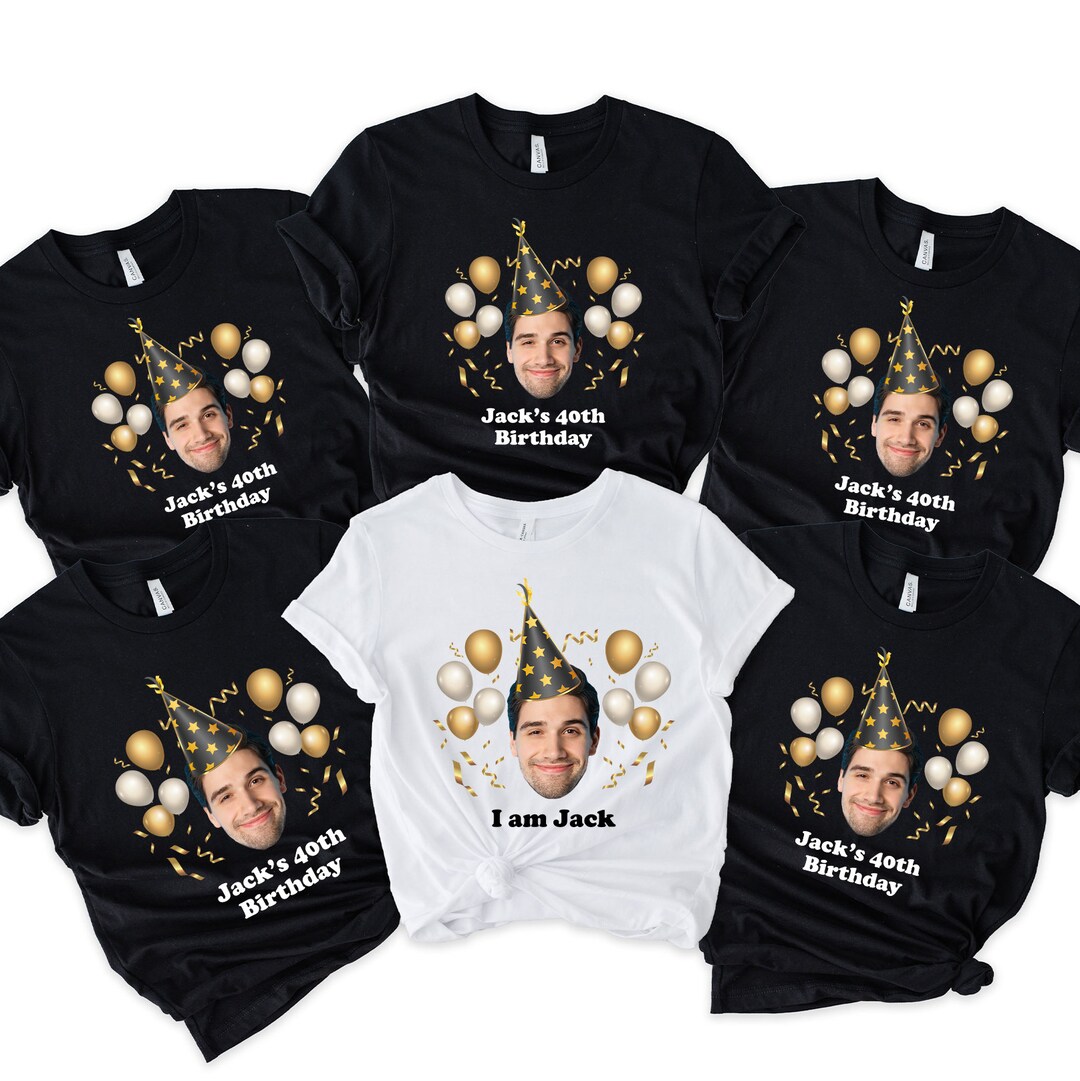 Funny Birthday Shirt, Birthday Photo Shirts, Matching Birthday Party ...