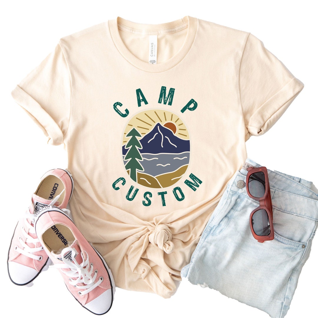 Custom Camping Shirts, Camp Crew, Personalized Camp Squad Tshirt, Group ...