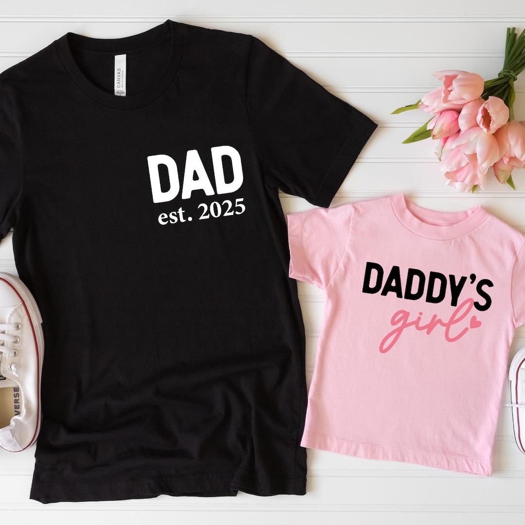Dad and Daughter Matching, Daddy's Girl Shirt, Baby Girl, Father and ...