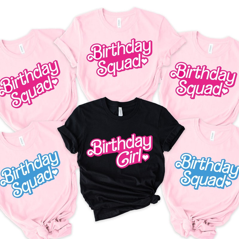 Birthday Squad Shirt - Etsy