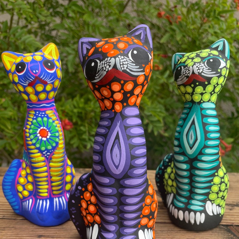 Hand Painted Cat - Etsy