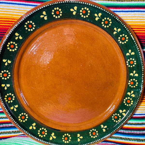 Mexican Terracotta Plate - Etsy