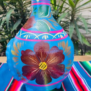 Hand Painted Clay Chiminea Incense Burner, Hand Made Barro Chiminea ...