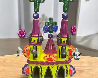 Large Barro Mission Church, Clay Cathedral Bells, Three Crosses ...