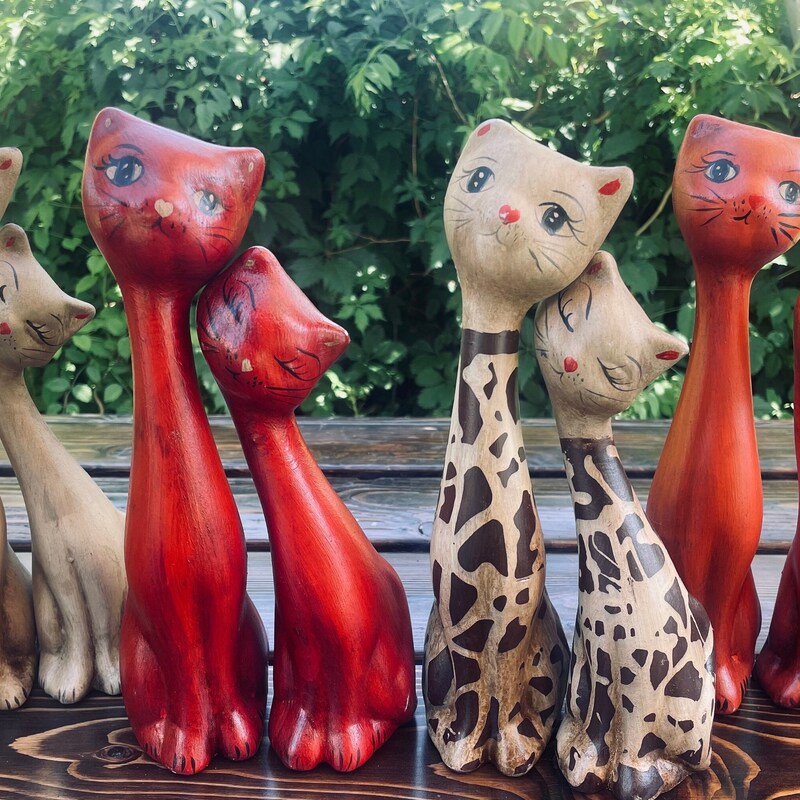 Clay Cat - Etsy