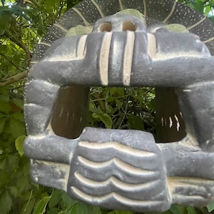 Aztec Quetzalcoatl Head, Feathered Serpent. Extra Large Mayan Kukulcan ...