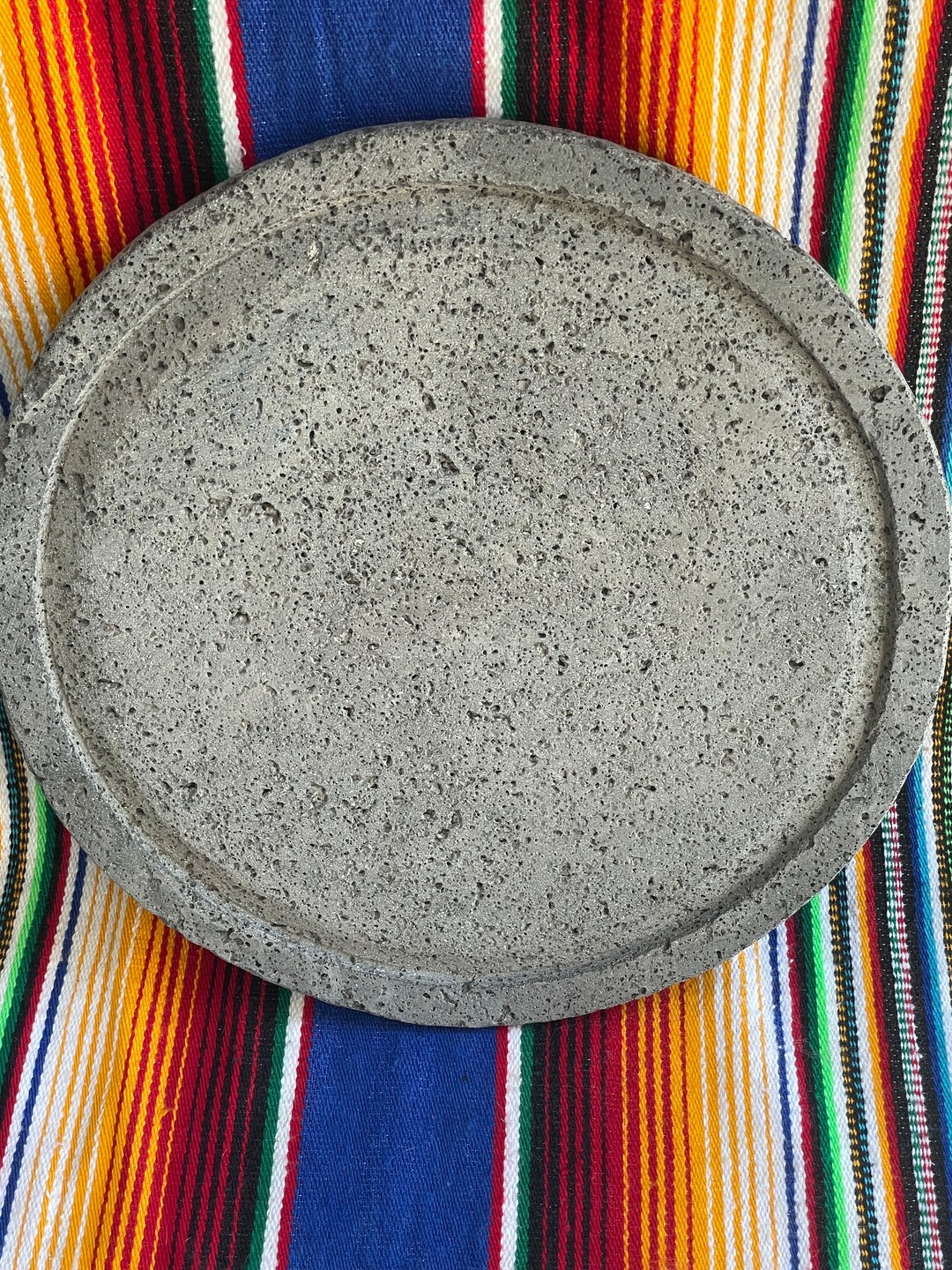 12 in 100% Volcanic Rock Griddle / Stone Plate / Comal / Pizza Stone ...