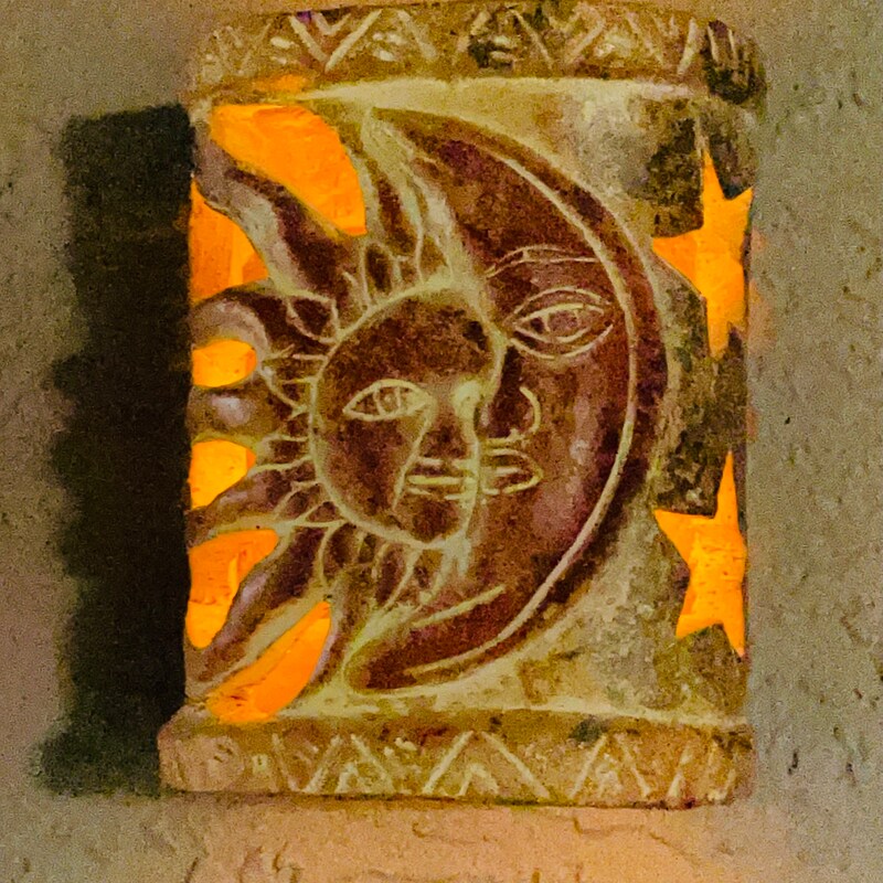 Terracotta Wall Sconce - Etsy