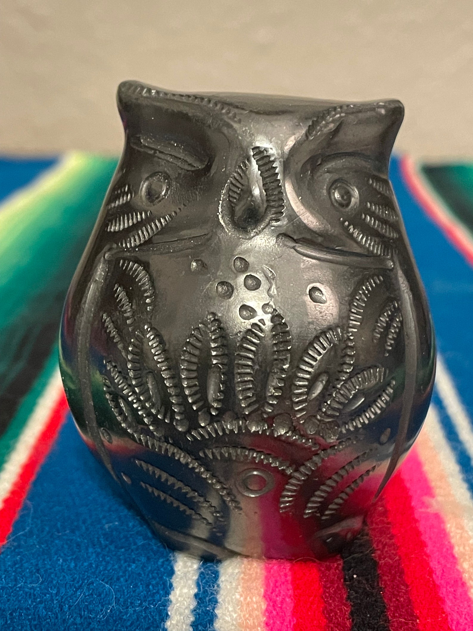 Barro Negro Animal Figurine. Made in Oaxaca Mexico. Black Clay Floral ...