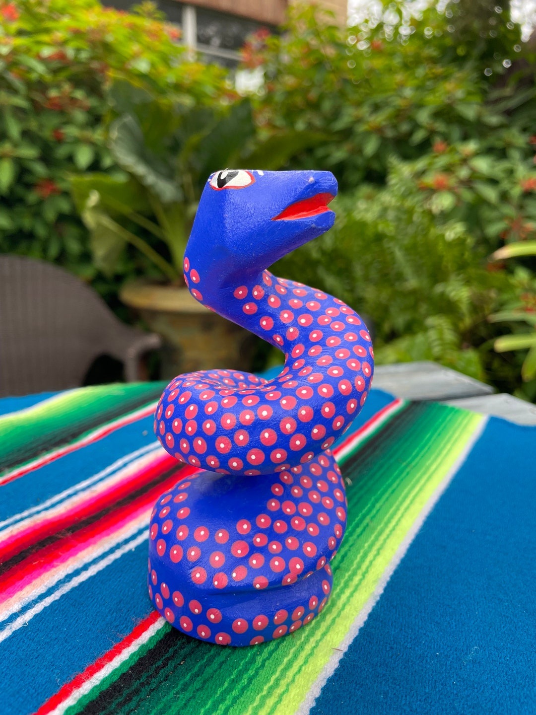 Alebrije Serpent, Snake, Oaxaca Mexico Folk Art, Original Wood ...