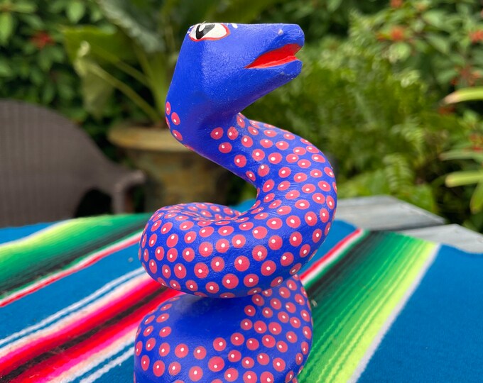 Alebrije Serpent, Snake, Oaxaca Mexico Folk Art, Original Wood ...