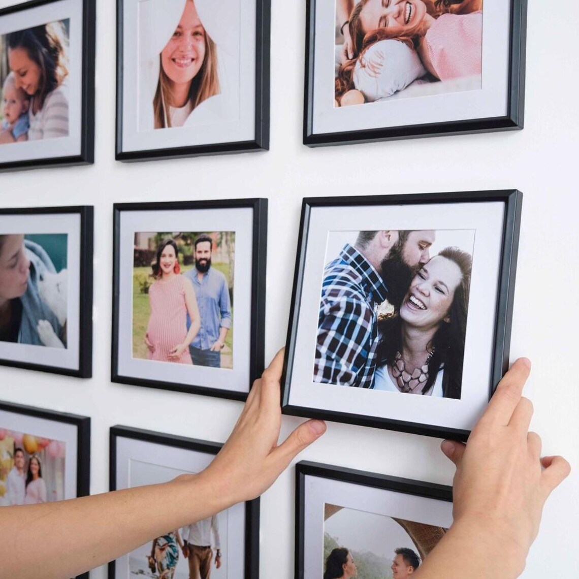 Personalized Wall Collage Photo Frame custom Family Photo Wall Art ...