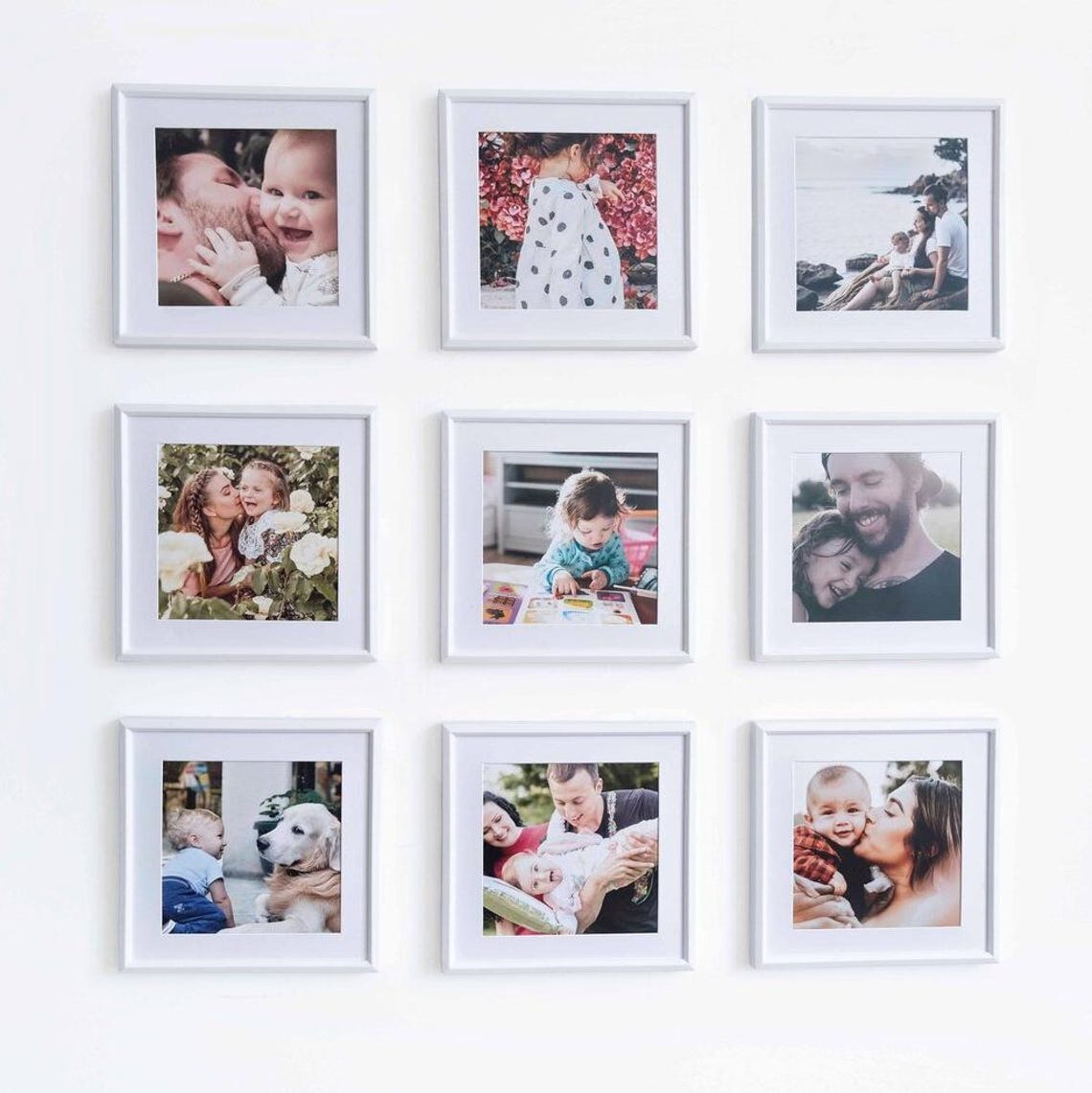 Personalized Wall Collage Photo Frame custom Family Photo Wall Art ...